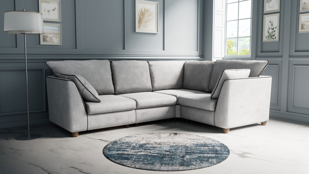 Milan Small Corner Sofa – The Great British Sofa Company