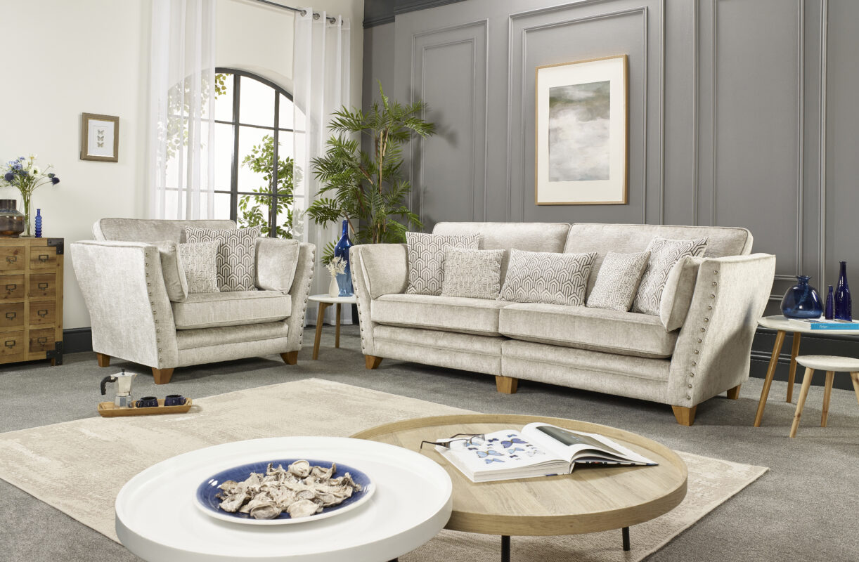 Athena 3 Seater Sofa with Love Seat – The Great British Sofa Company